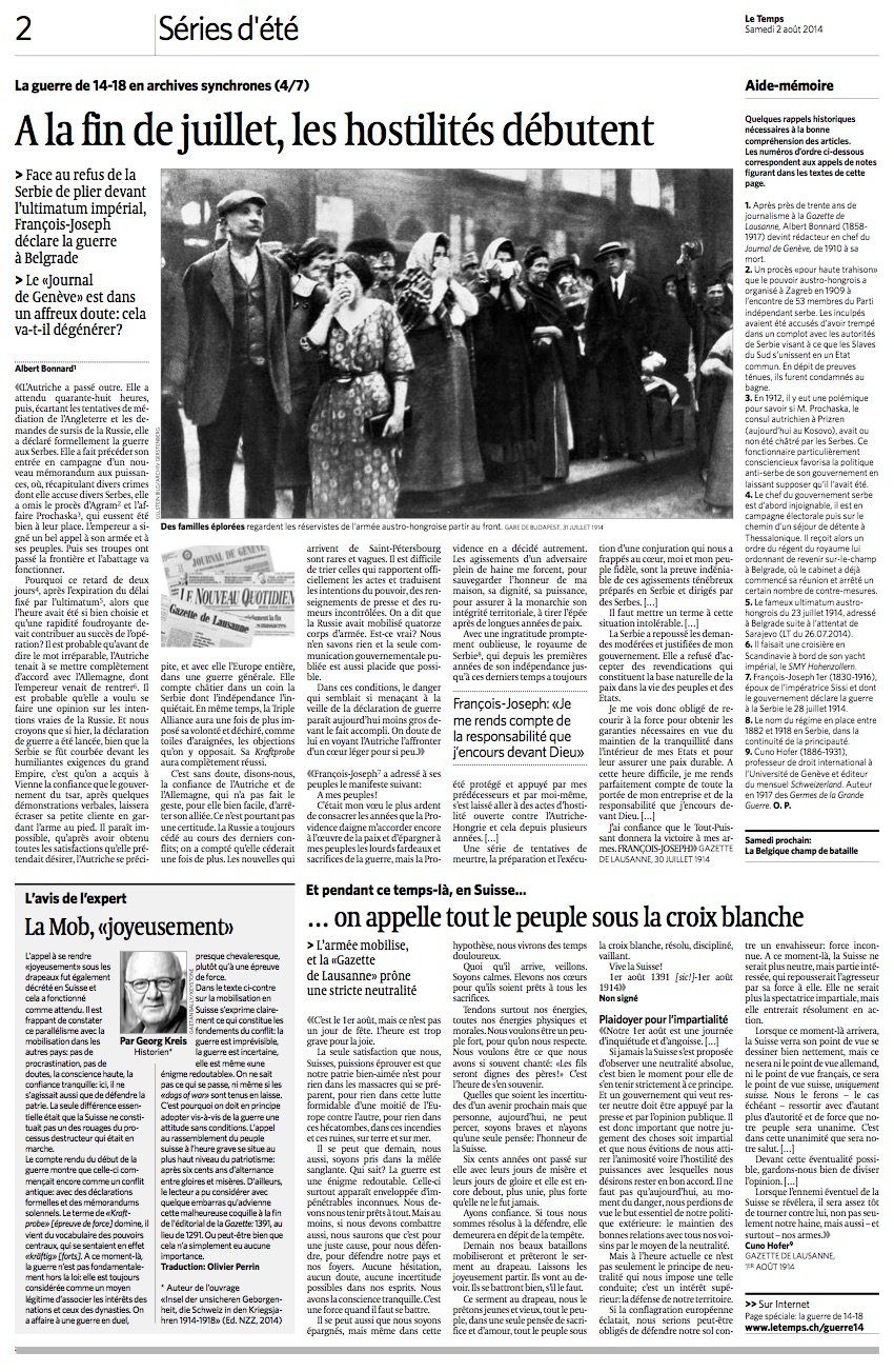 Ainsi prit fin, il y a 100 ans, la Première Guerre mondiale - Le Temps